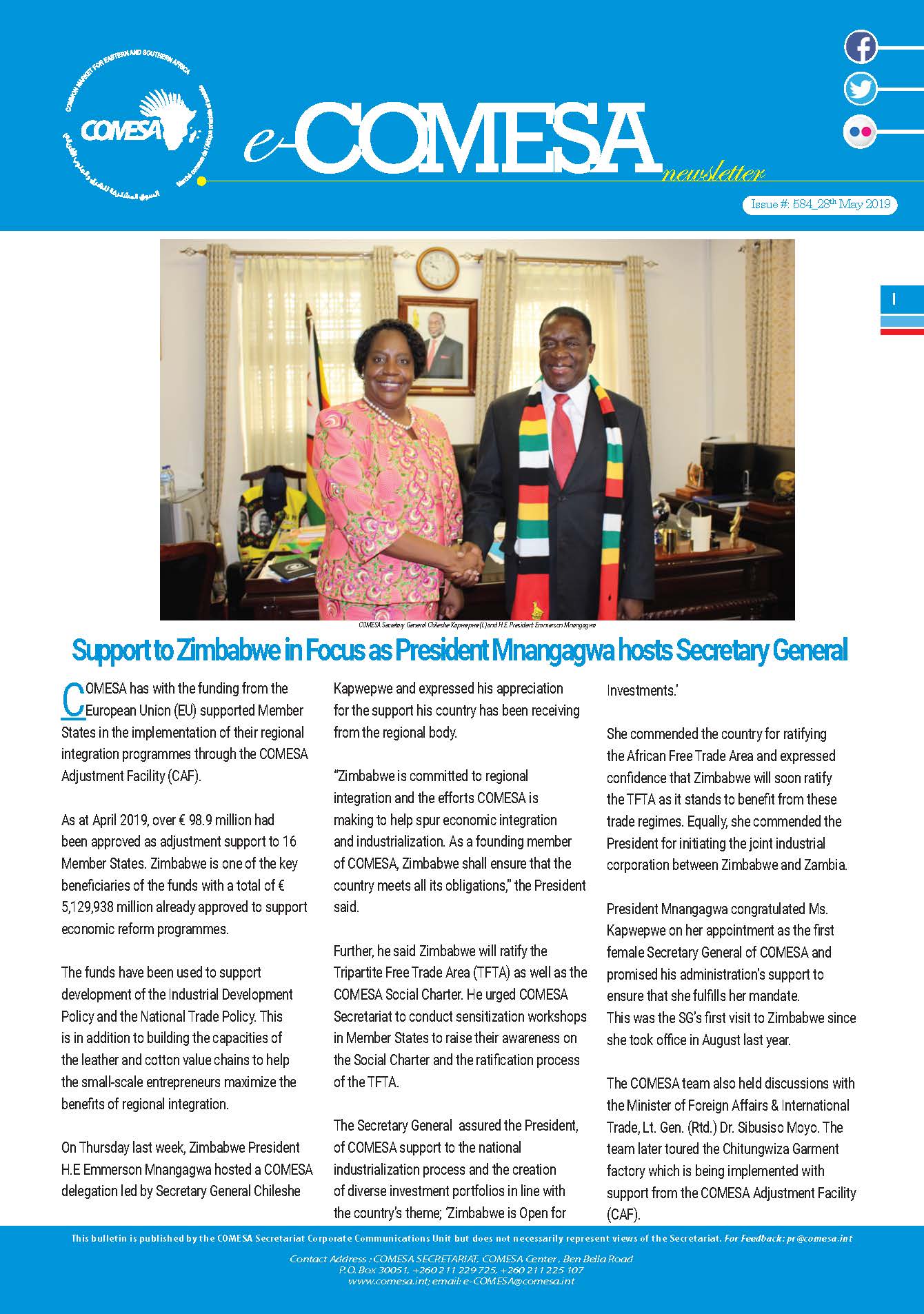 COMESA Fisheries Program – COMMON MARKET FOR EASTERN AND SOUTHERN AFRICA