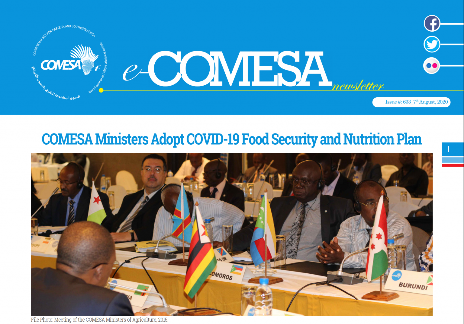 eCOMESA Newsletter Issue No. 633 – Common Market for Eastern and ...